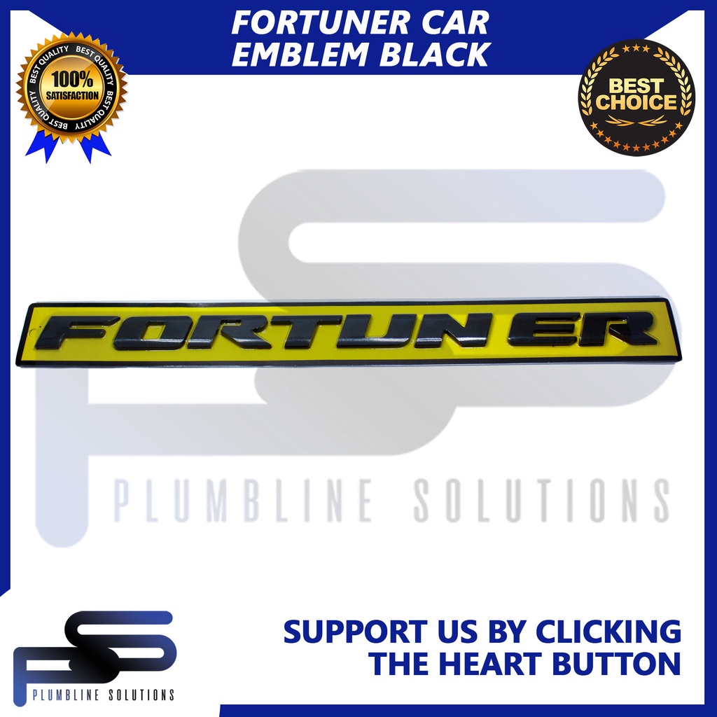 Car Hood Emblem Sticker for Fortuner 2016 - 2023 / Montero 2009 - 2023 ...