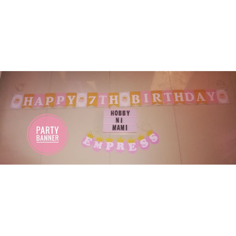 Personalized Party Banner (per Letter) | Shopee Philippines