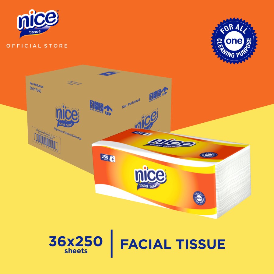 Nice Facial Tissue Softpack 250 Sheets | Shopee Philippines