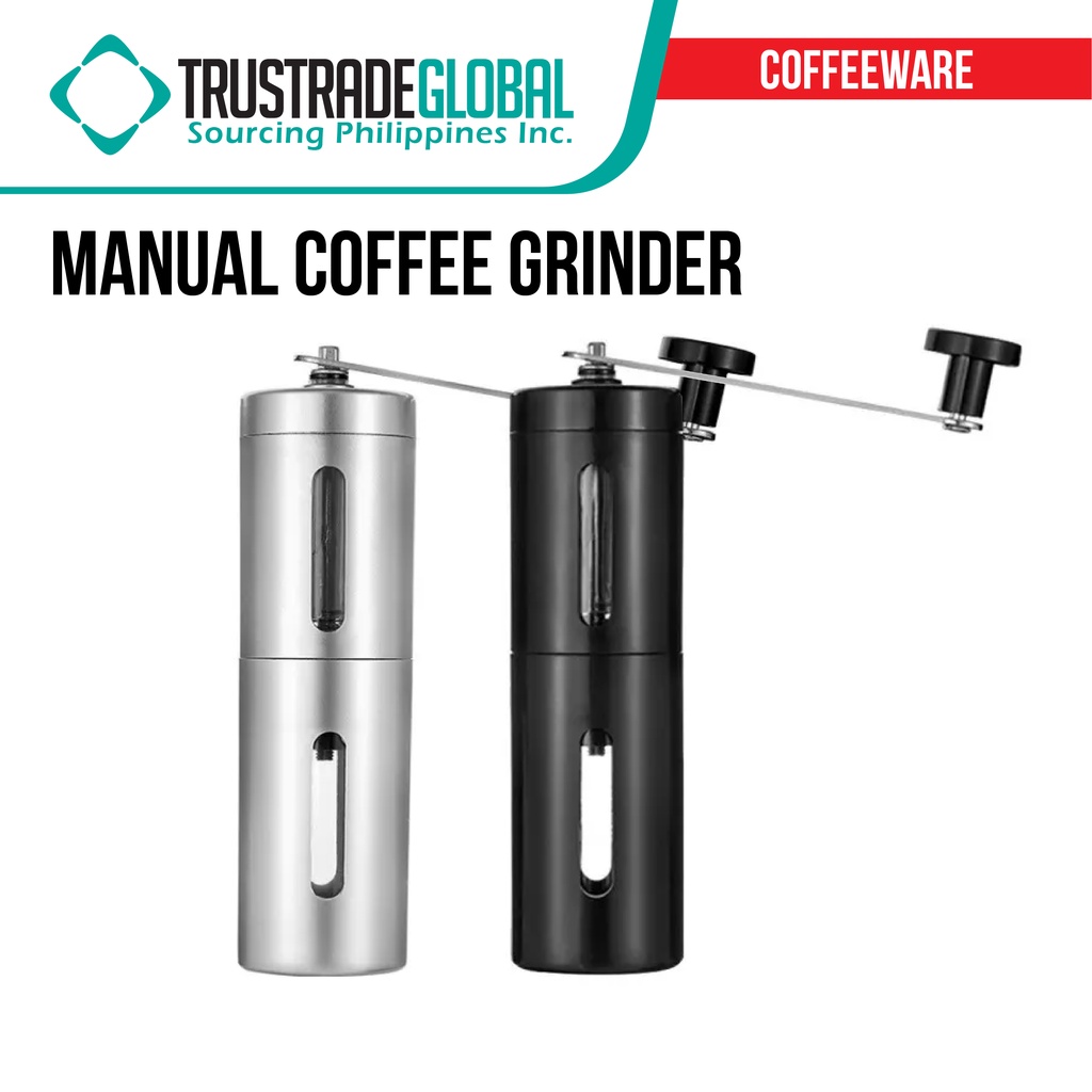 Hand Crank Coffee Bean Grinder Portable Burr Mill for Coffee Lovers ...