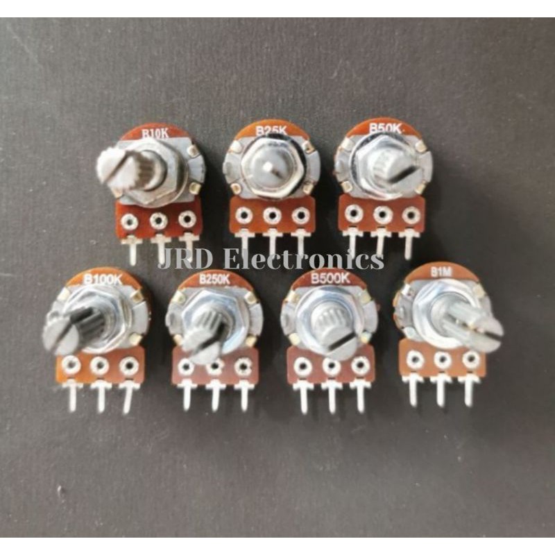 VOLUME CONTROL 16MM MONO 10K 25K 50K 100K 250K 500K 1M | Shopee Philippines