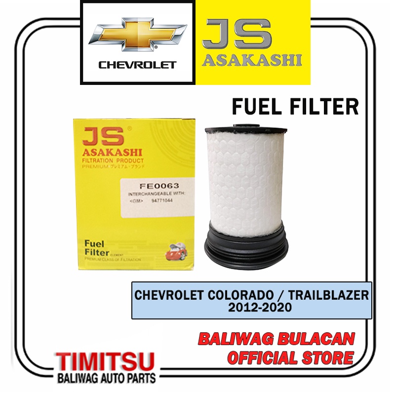 FUEL FILTER CHEVROLET TRAILBLAZER COLORADO 2012-UP JS ASAKASHI FE0063 ...