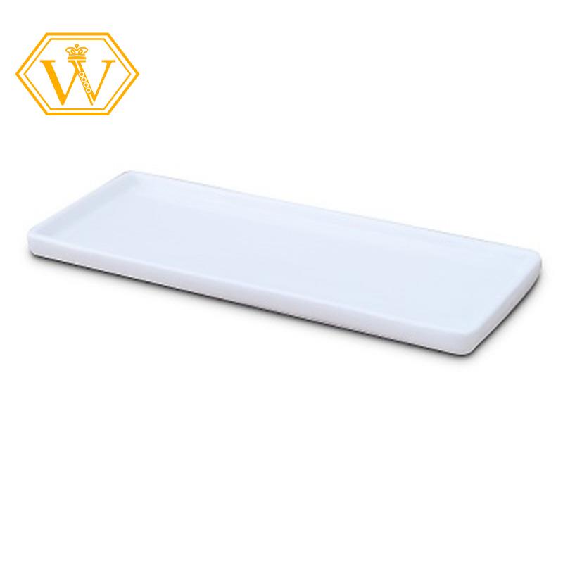 Rectangular Ceramic Tray Plate White Porcelain Plate Mouthwash Tray ...