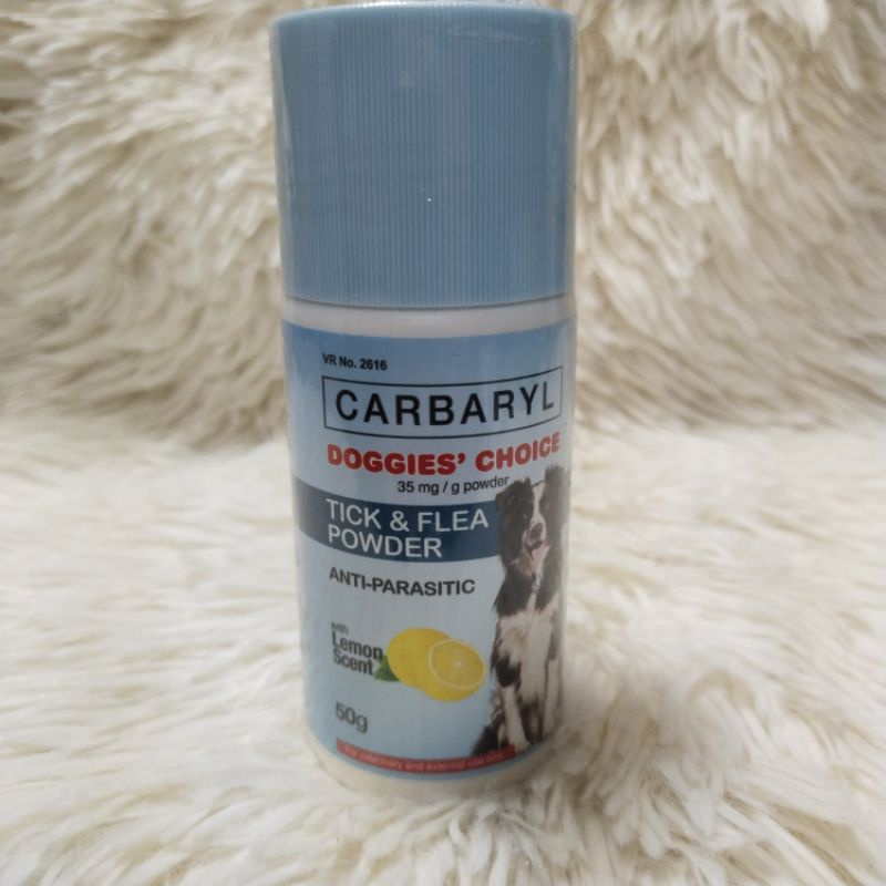 Carbaryl/Carbaril Doggie's Choice Tick And Flea Powder Anti-Parasitic ...