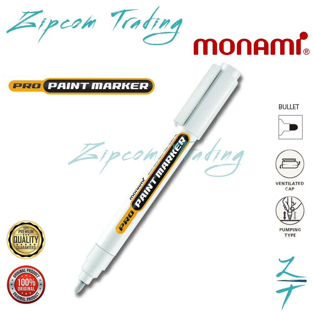 Monami Pro Paint Industrial Marker | Shopee Philippines