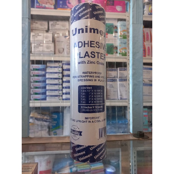 Unimex Adhesive Plaster with Zinc Oxide | Shopee Philippines