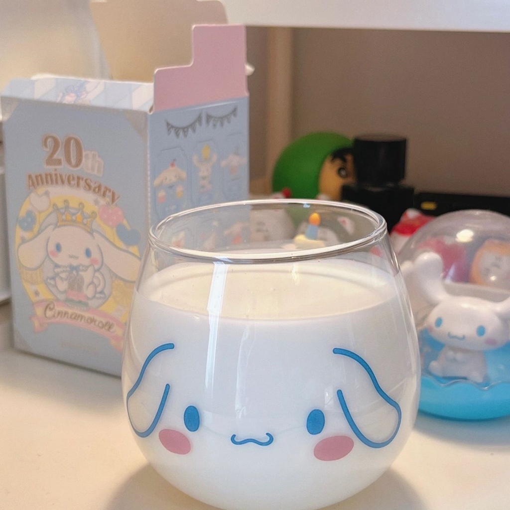 200Ml Sanrio Pompom Purin Pochacco Glass Household Heat-Resistant Milk ...
