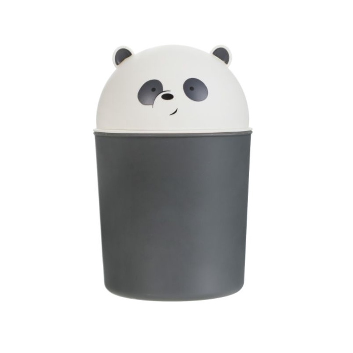 Miniso We Bare Bears Waste Bin - Grizzly / Pan Pan / Ice Bear | Shopee ...