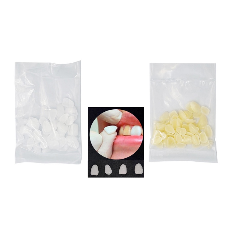 50pcs/pack Ultra-Thin Teeth Whitening Veneers Resin Porcelain Materials ...