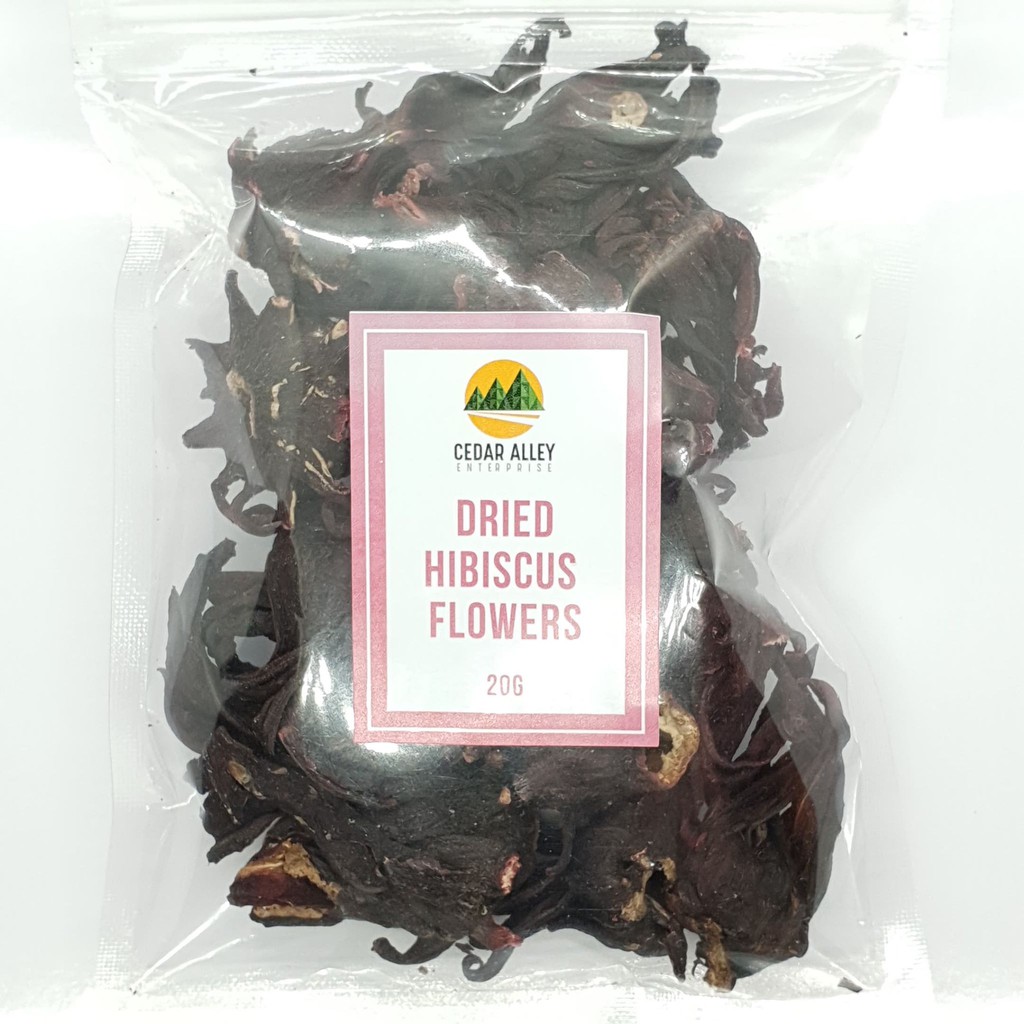 Dried Hibiscus Flowers 20g (Roselle Flowers) | Shopee Philippines