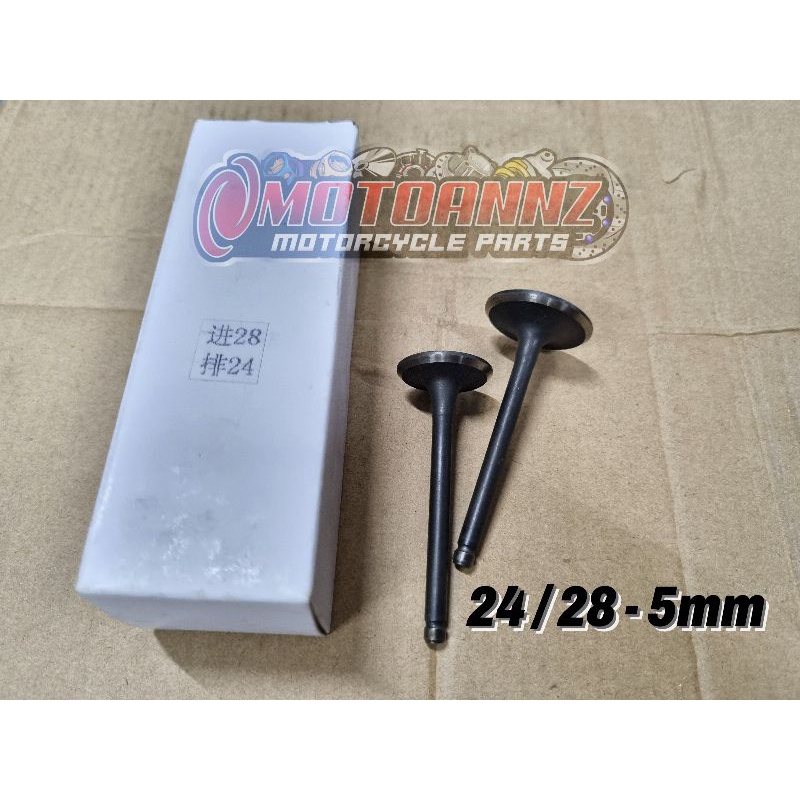 ENGINE VALVE / BIG VALVE Racing Mio 24/28 26/30 63.7/62.7 5mm stem ...