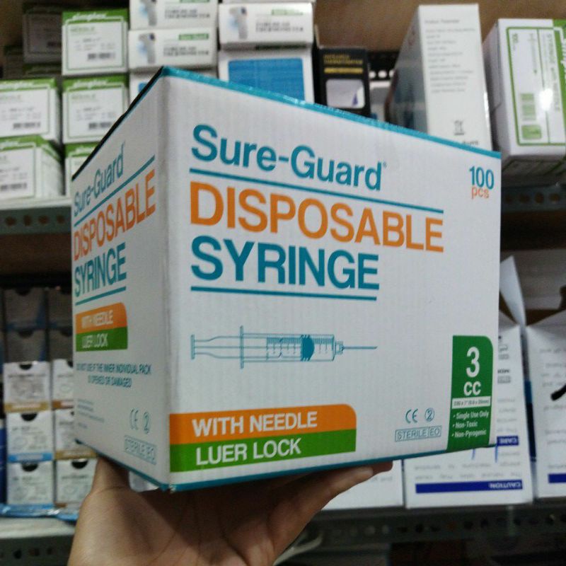 Disposable Syringe 100pcs per box Sure-Guard, Prime, Indoplas (SOLD PER ...
