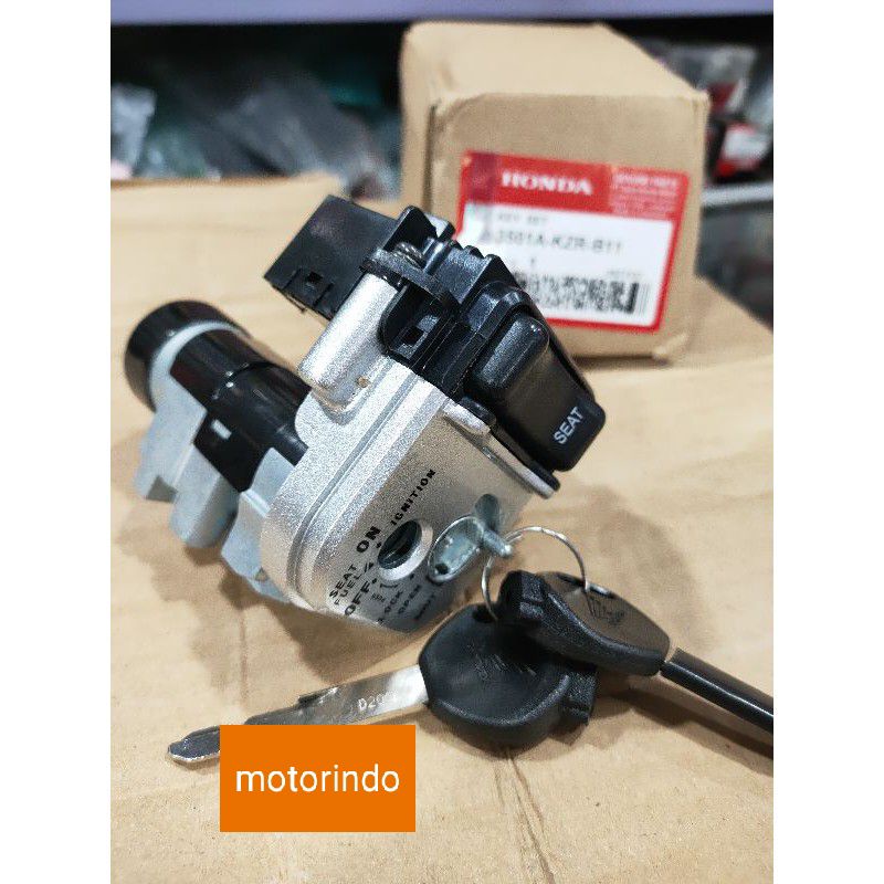 Ignition key set assy old honda vario 125 fi 2013 2015 original (KZR ...