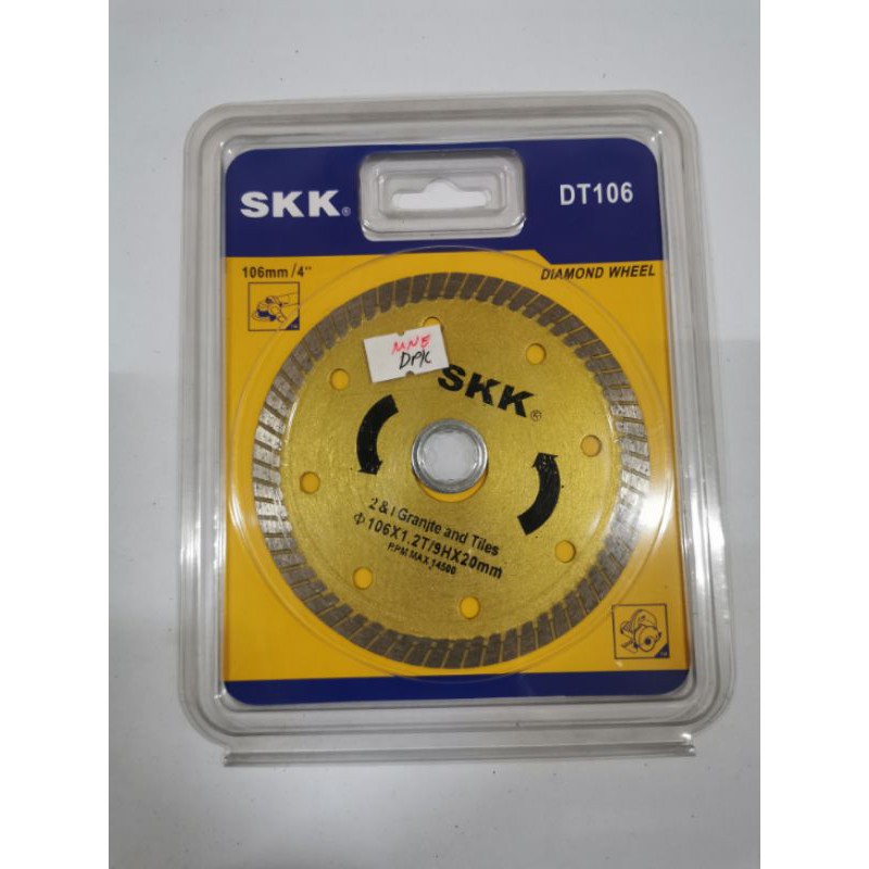 SKK Diamond Wheel / Diamond Cutting Disc 4 inch | Shopee Philippines