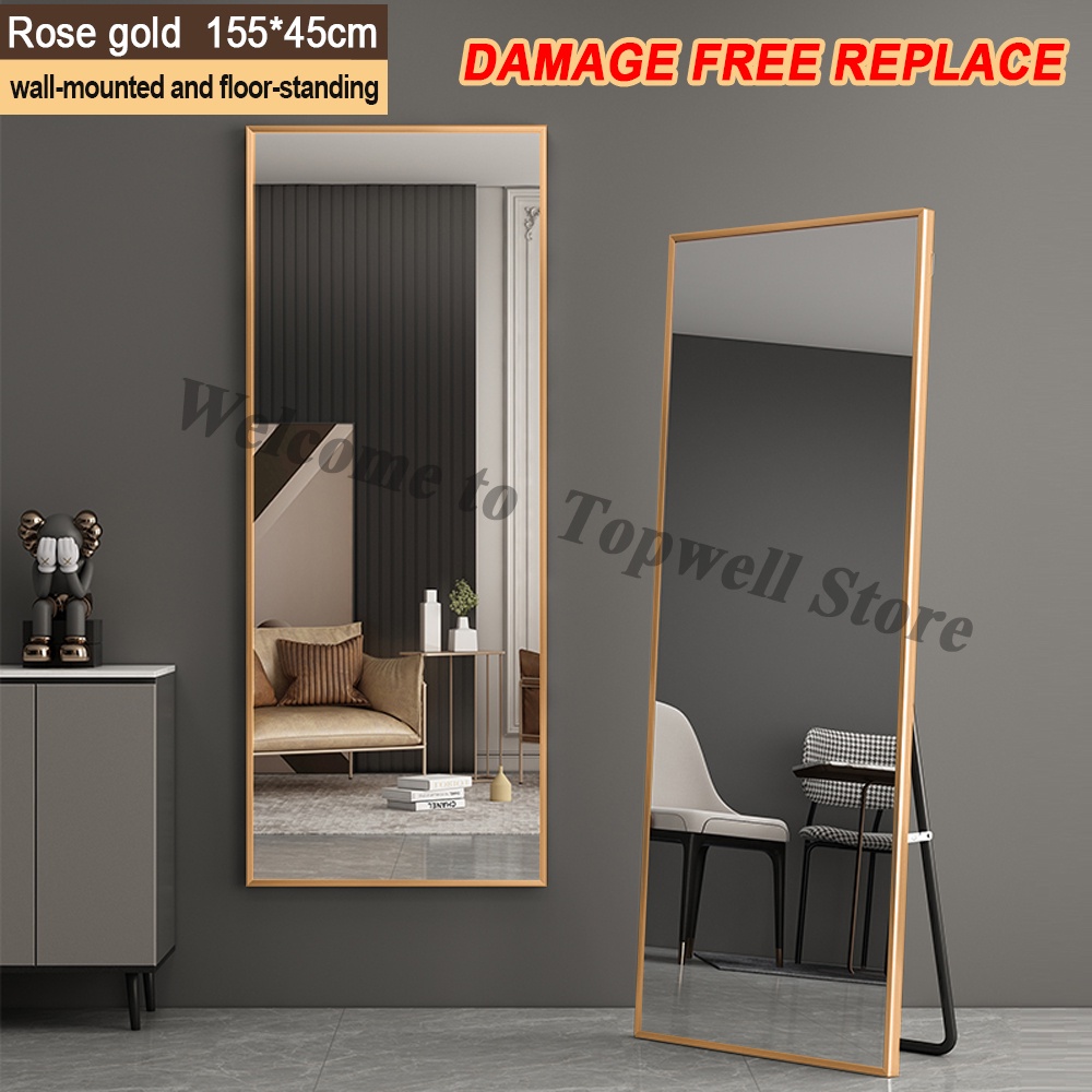 [Warranty] Mirror 160*50cm Floor Mirror Full Length Mirror With Stand ...