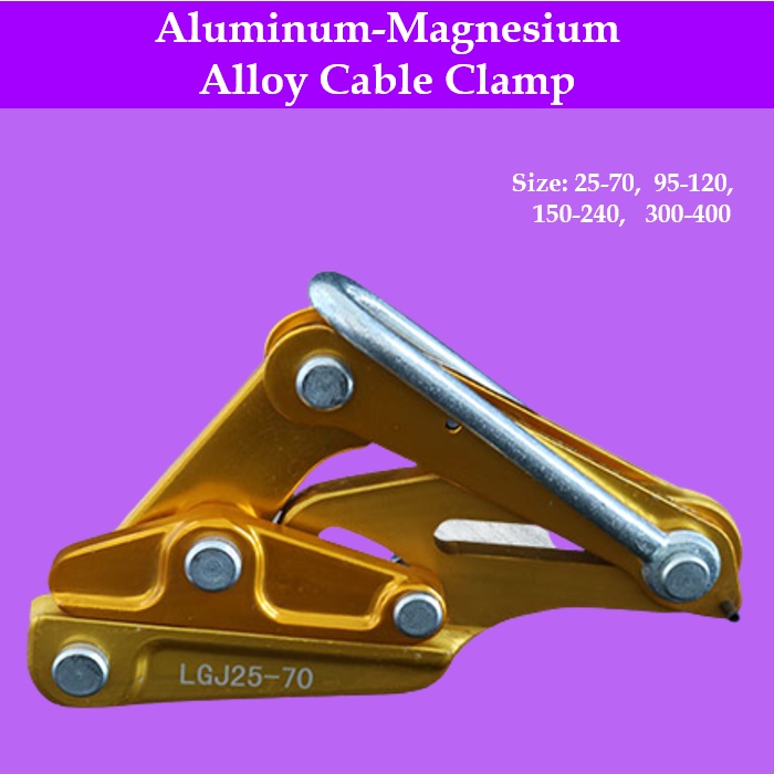 Mago Aluminum-Magnesium Alloy Cable Clamp Wire Strand Grip Clamp ...