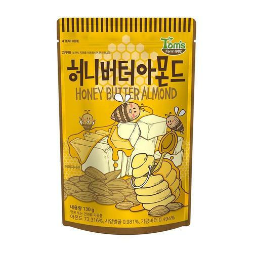 Tom's Farm Honey Butter Almond 130g | Shopee Philippines