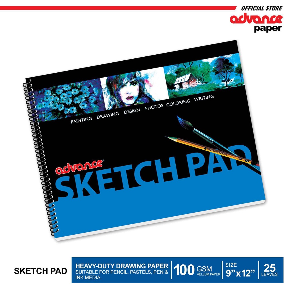 Advance Sketch Pad - 3 pcs/pack | Shopee Philippines