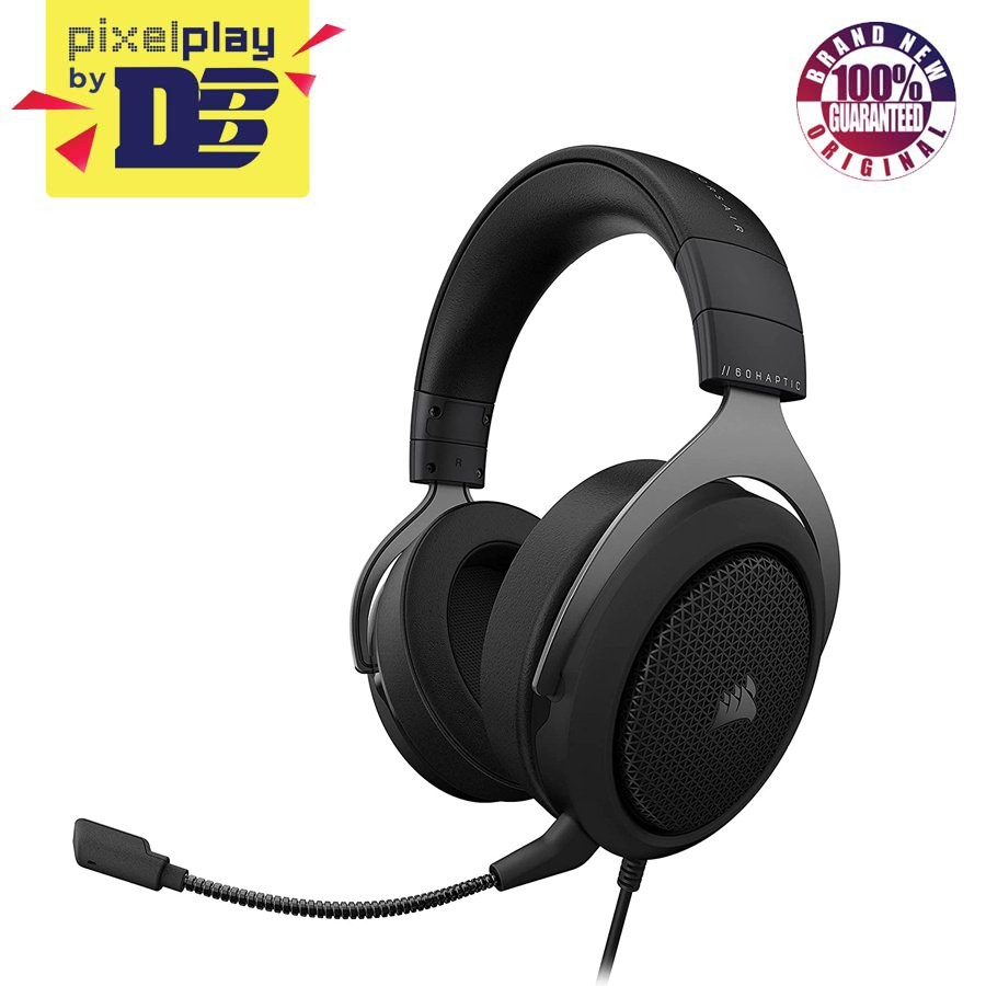 Corsair HS60 Haptic Stereo Gaming Headset With Haptic Bass (Carbon ...