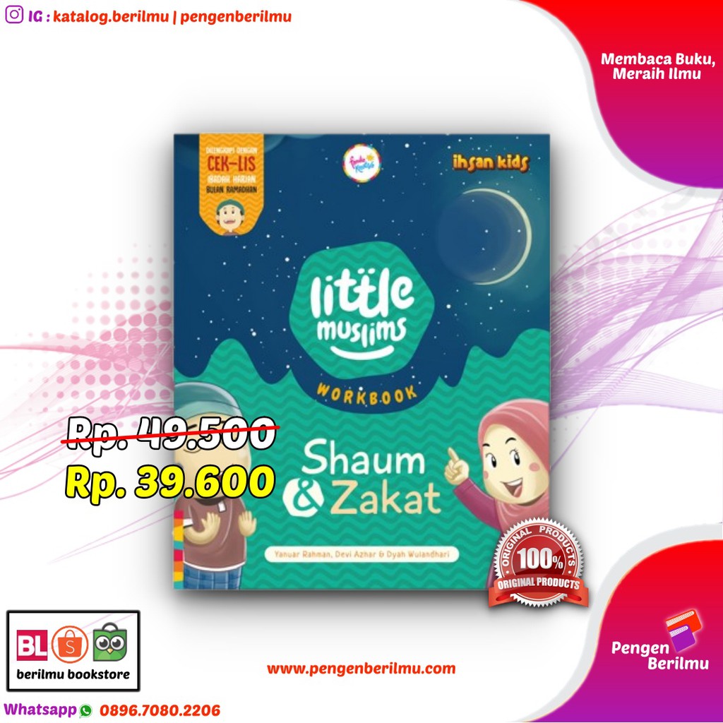 Little Muslim Workbook SHAUM & ZAKAT | Shopee Philippines