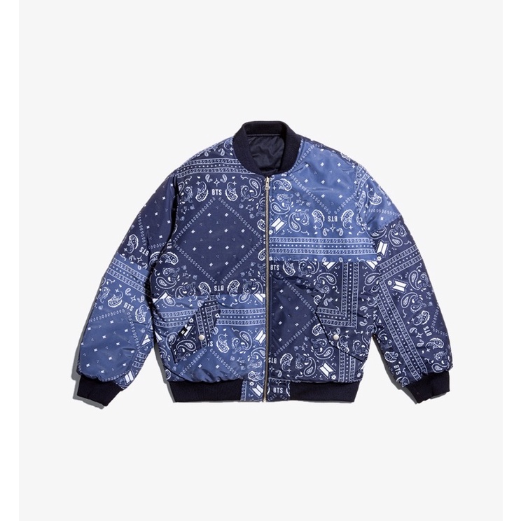 BTS Logo Bomber Jacket | Shopee Philippines
