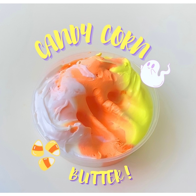 CANDY CORN (Butter Slime) halloween CORN CANDY Slime, Japanese Thai ...