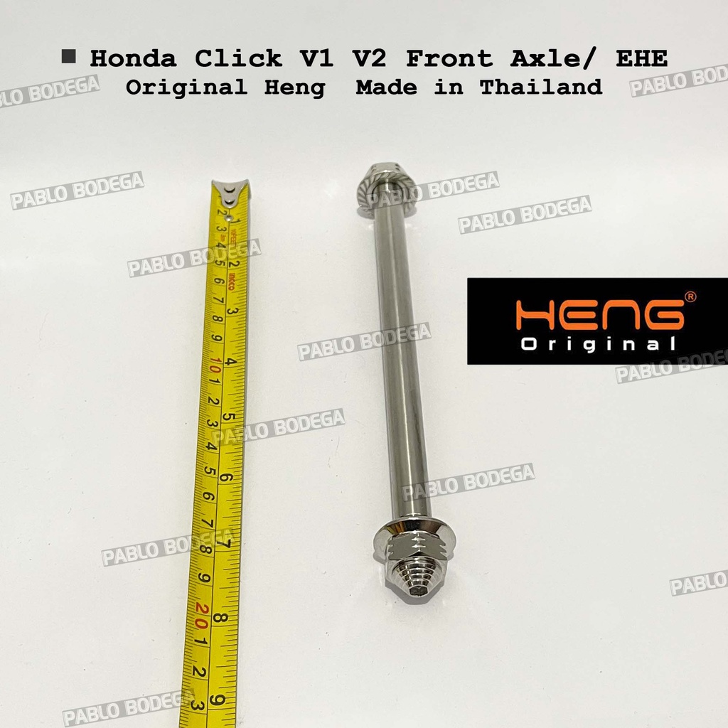Honda CLICK V1 V2 Ehe/front axle Made in Thailand Original Heng SILVER ...