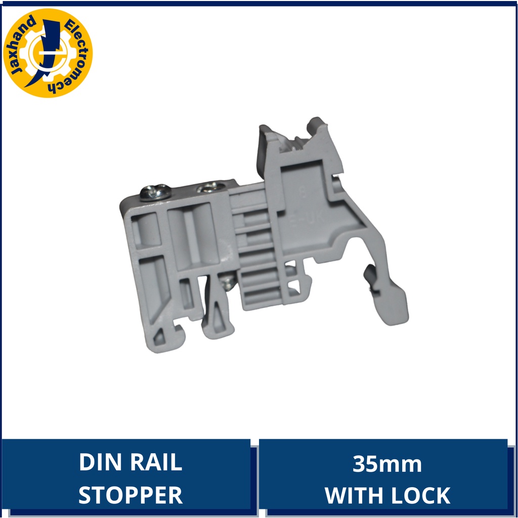 Din Rail Stopper 35mm with Lock | Shopee Philippines