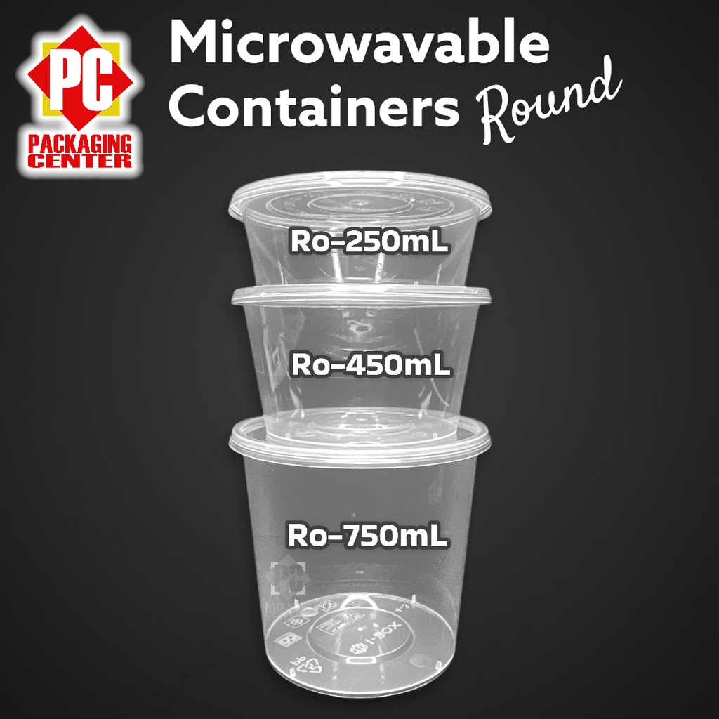 Round Microwavable Containers [10pcs] per pack COD Nationwide! (Pc ...
