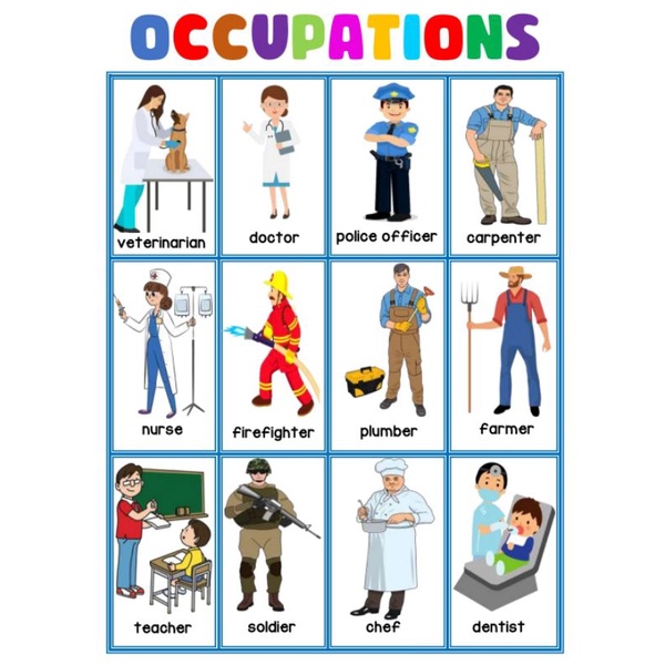 Occupations (Community Helpers and Places in the Community) A4 ...