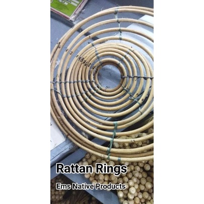 20PCS. RATTAN RING (size 2,3,4,5,6,7,8,9,10") | Shopee Philippines