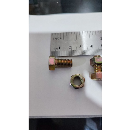 12 KEY NUT AND BOLT 2 CM LENGTH | Shopee Philippines