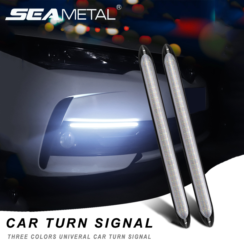 SEAMETAL Car Signal Light for 12V DRL LED Lights Daytime Running Light ...