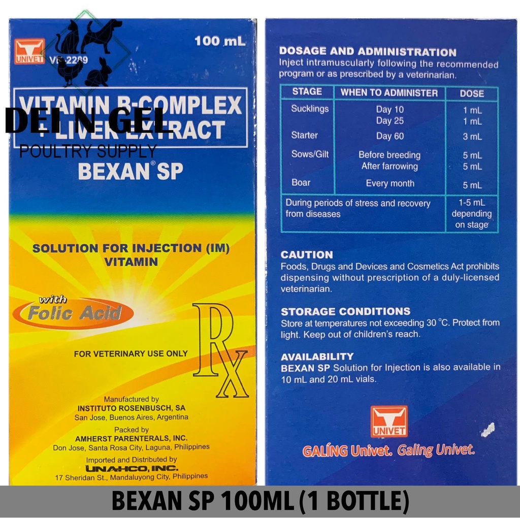 Univet Bexan SP (10/20/100ml) | Shopee Philippines Univet Bexan SP (10/20/100ml) | Shopee Philippines