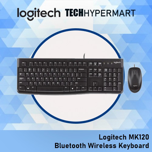 Logitech MK120 Combo Keyboard Mouse (10-Key Number pad Optical tracking ...