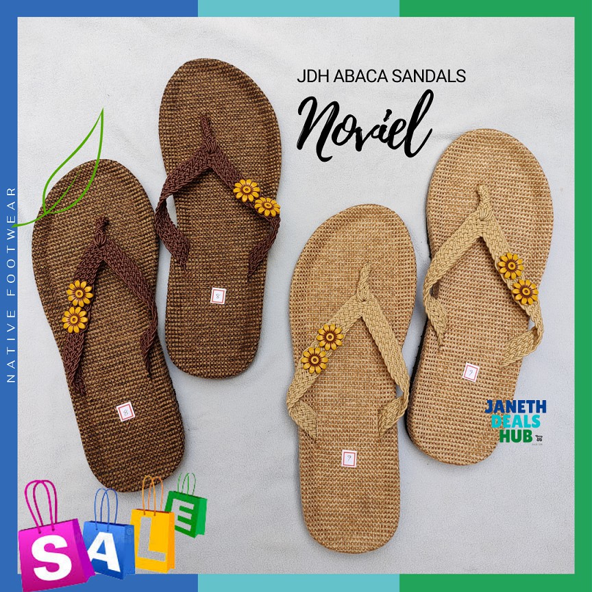 JDH Noviel Handmade Abaca Women Sandals | Shopee Philippines