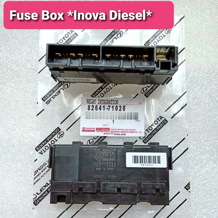 Fuse Box Fuse Box Fuse Box INNOVA DIESEL Fuse Box INOVA DIESEL Original ...