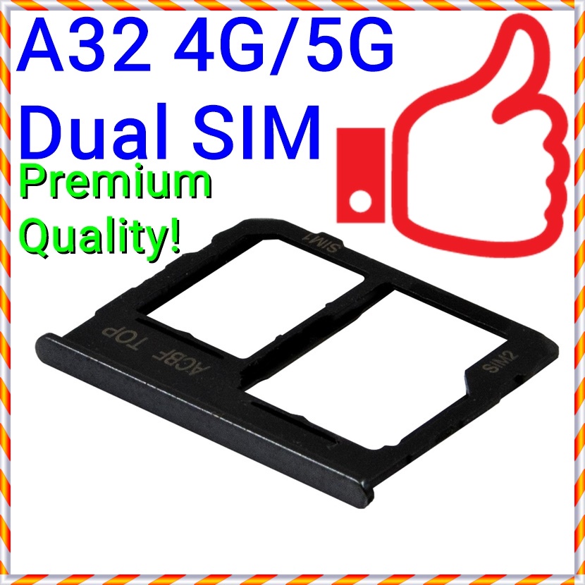 (4 Colors) NEW Dual SIM and TF Card Tray Slot Holder Samsung Galaxy A32 ...