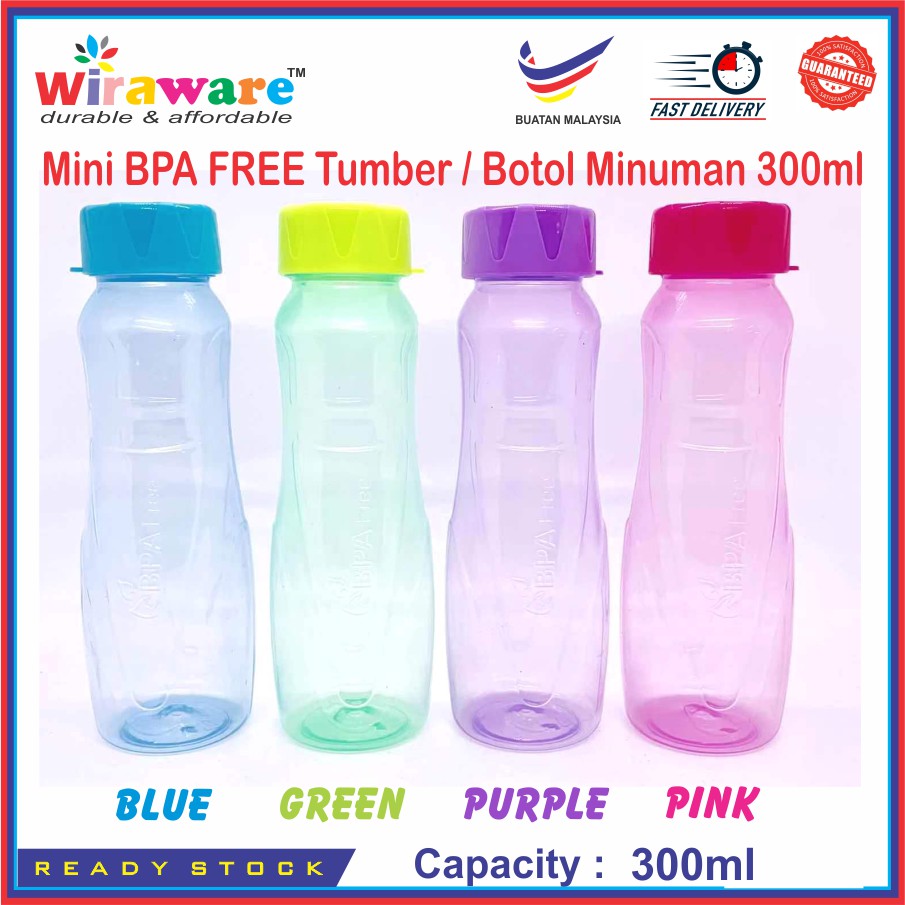 Wiraware BPA Free Mini Tumbler, Botol Minuman Mini 300ml | Shopee ...