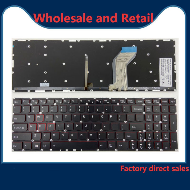 Lenovo Ideapad Y700-15ISK Y700-15ACZ Y700-17ISK Y700-15ISE ( Rescuer 15ISK ) English US backlit ...