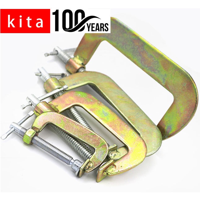 (gold) G CLAMP 3 inch Heavy Duty Metal C-clamp G-clamp Handyman ...