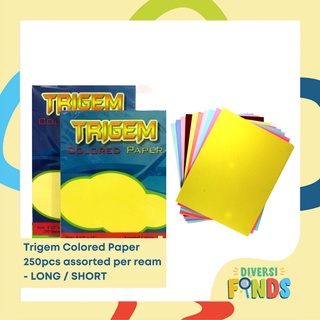 Avia or Trigem brand 80gsm thick Advance Colored Paper-250 sheets-Asstd ...
