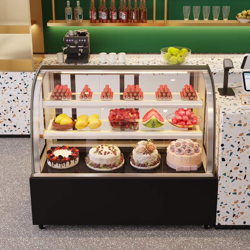 Cake cabinet, freezer, fresh fruit freezing storage cabinet, vertical ...