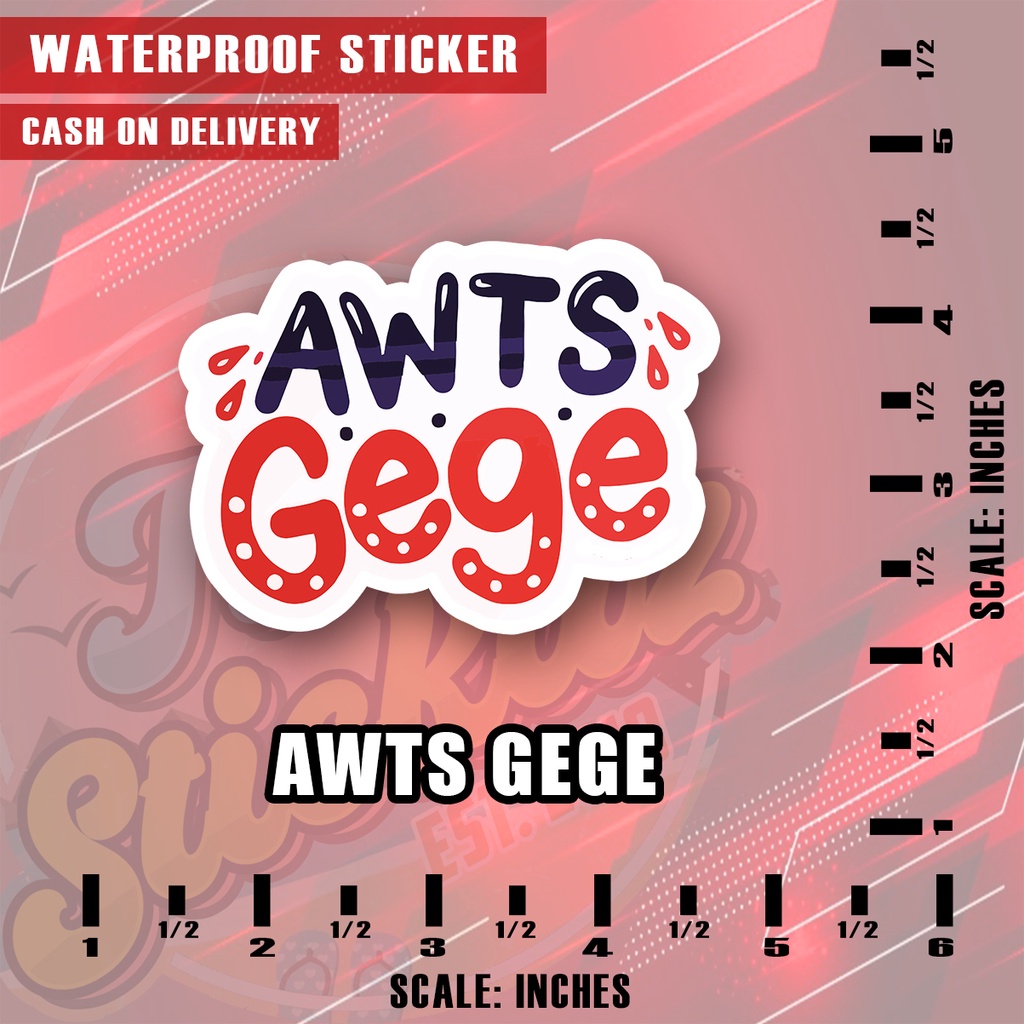 Filipino Statements, Expression Stickers | Hologram / Vinyl | JRP ...