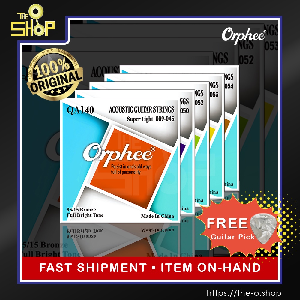 Orphee QA Series Acoustic Guitar Strings [100% Original/Authentic ...