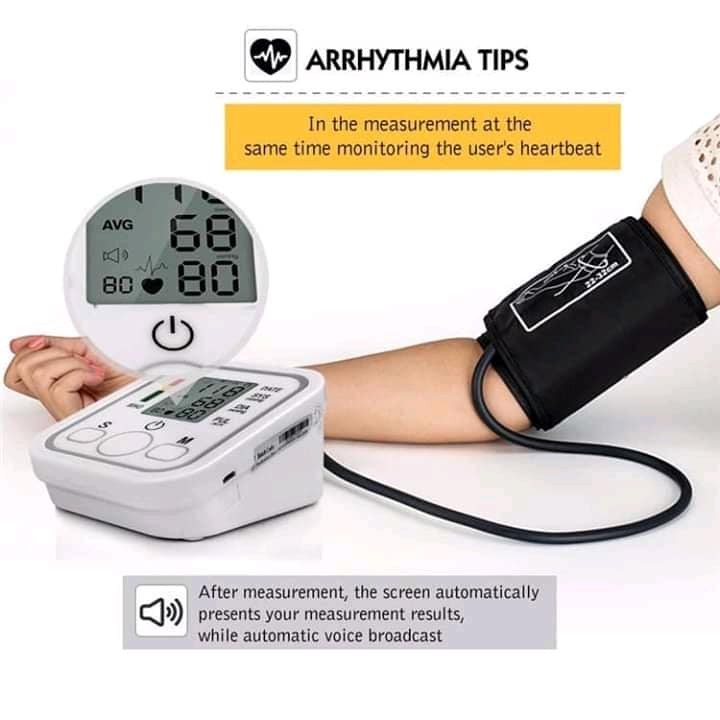 Blood Pressure Monitor, Auto Blood Pressure Measure Machine, Portable ...