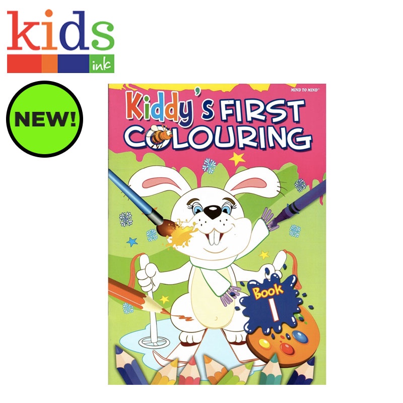 Kiddy's First Colouring Book Kids Ink | Shopee Philippines
