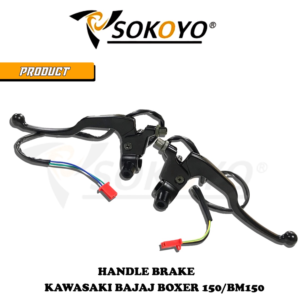 1 Pair Domino Brake Lever Master With Wire Clutch Lever Kawasaki Bajaj ...
