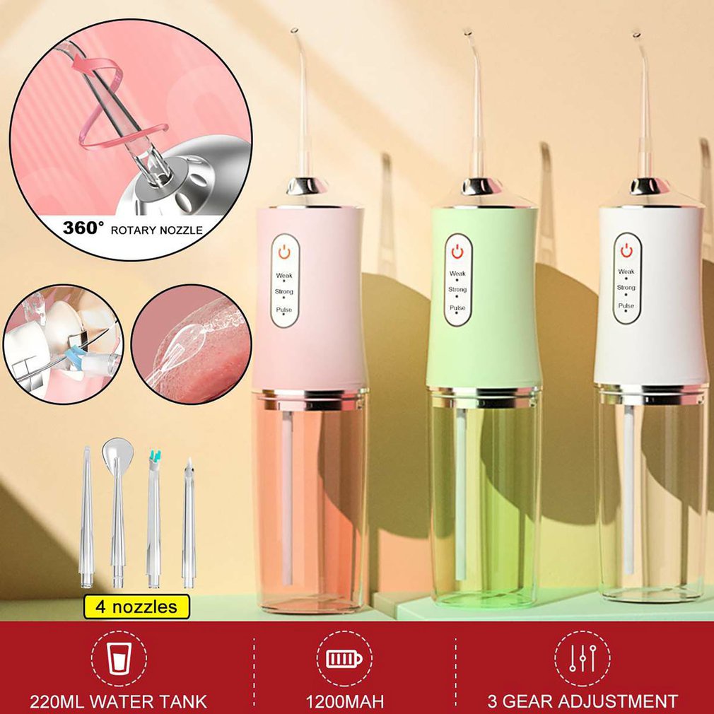 Oral Flosser Irrigator Portable Water Dental Flosser Water Jet ...