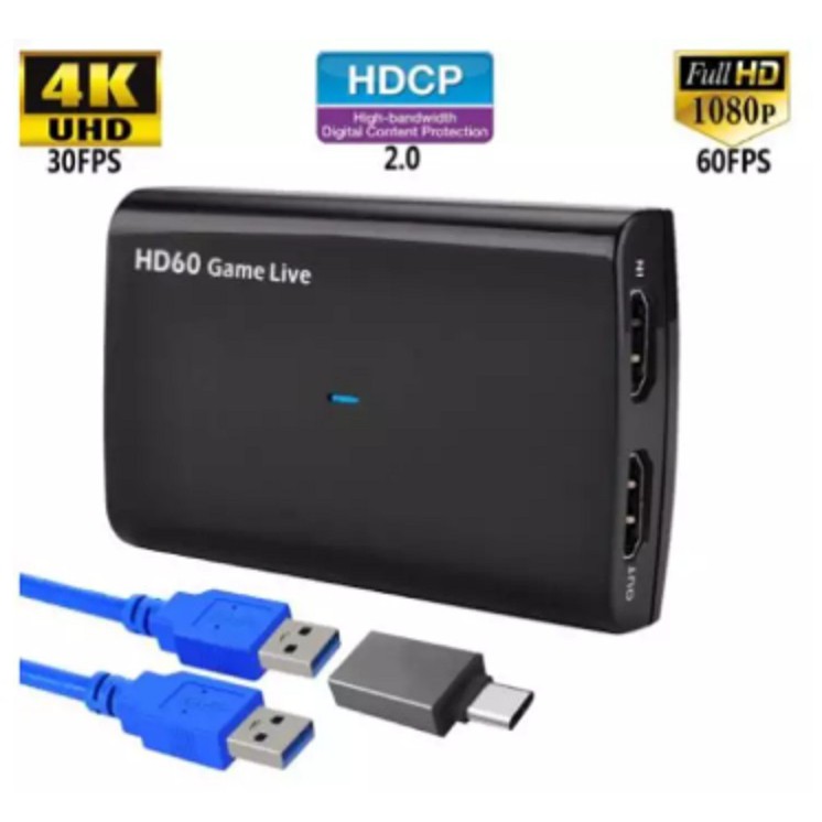 Video Capture HDMI Out USB 3.0 Game Recorder Device Card - 4K 1080P ...